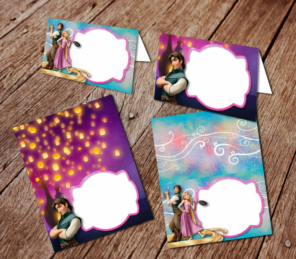 Rapunzel Tent Cards, Buffet labels, Buffet Signs, Food Tent Cards, Food ...