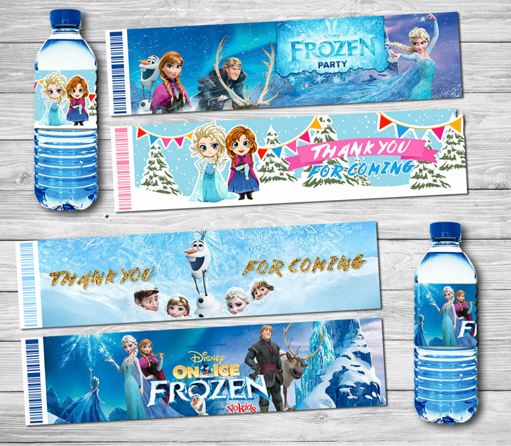 Frozen Package, Frozen Bag Topper, Frozen Baner, Frozen tag, Frozen ...